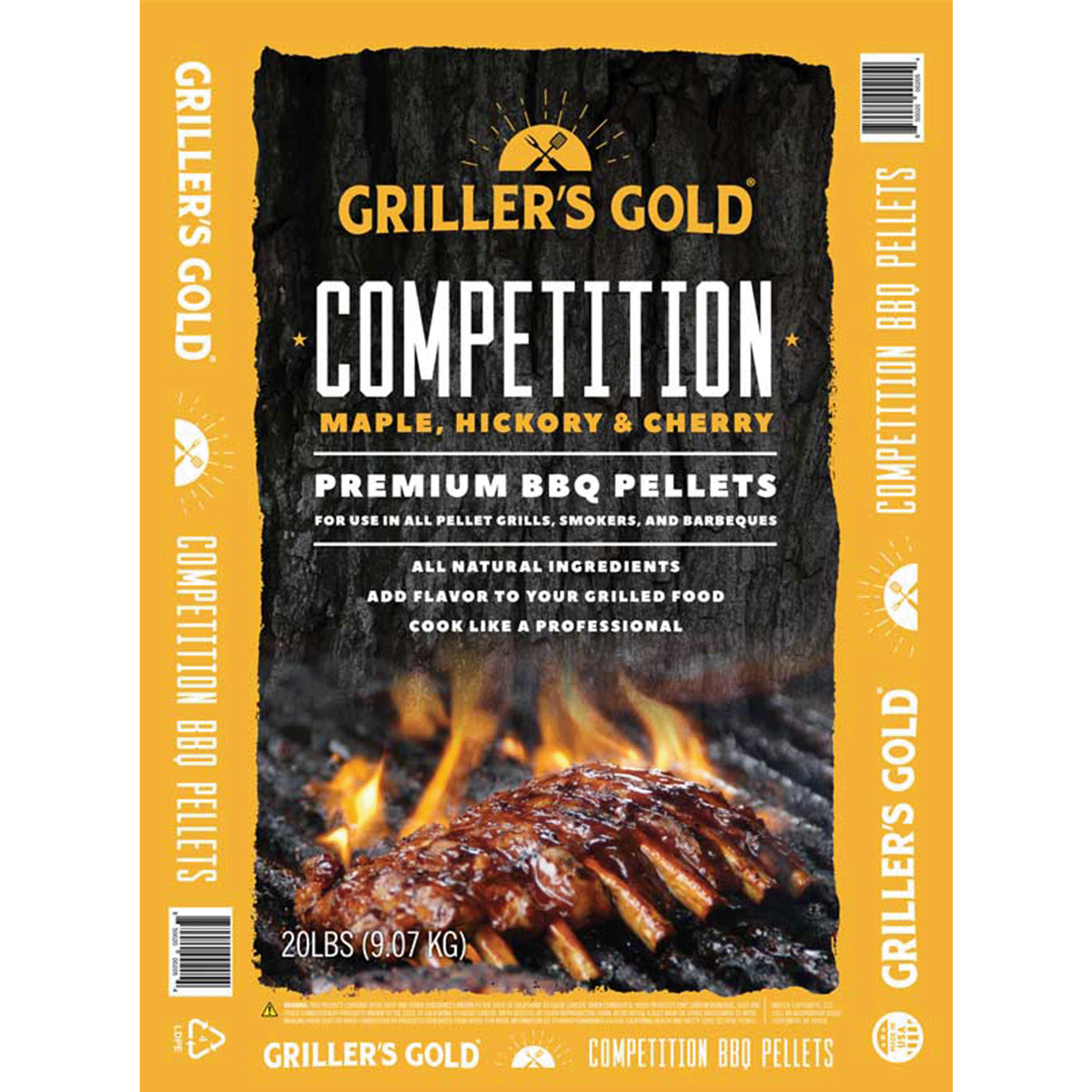 Premium Hardwood Pellets: Bear Mountain & Griller's Gold
